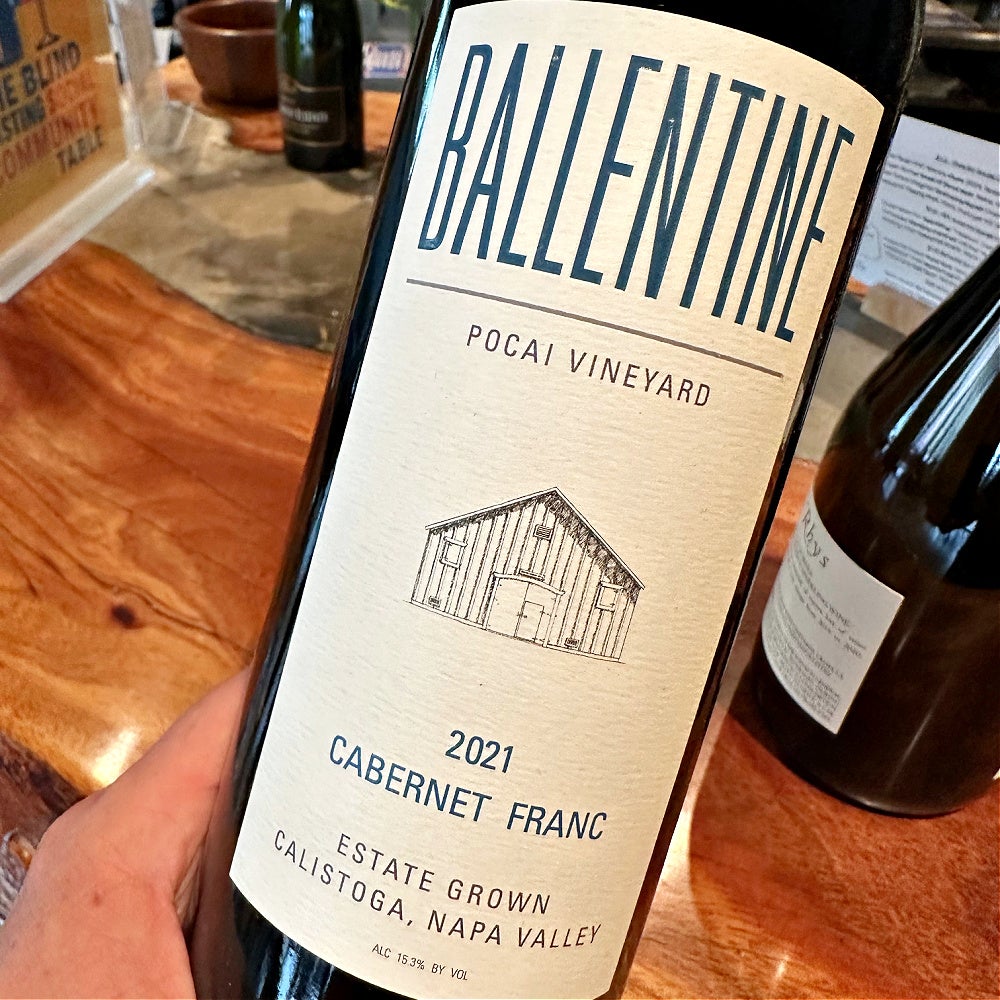 Ballentine Vineyards Cabernet Franc Pocai Vineyard Calistoga, Napa ...